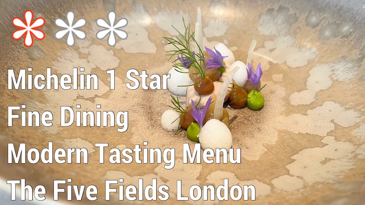Famous Michelin Star Restaurant $325 (£240) Fine Dining Modern Tasting ...