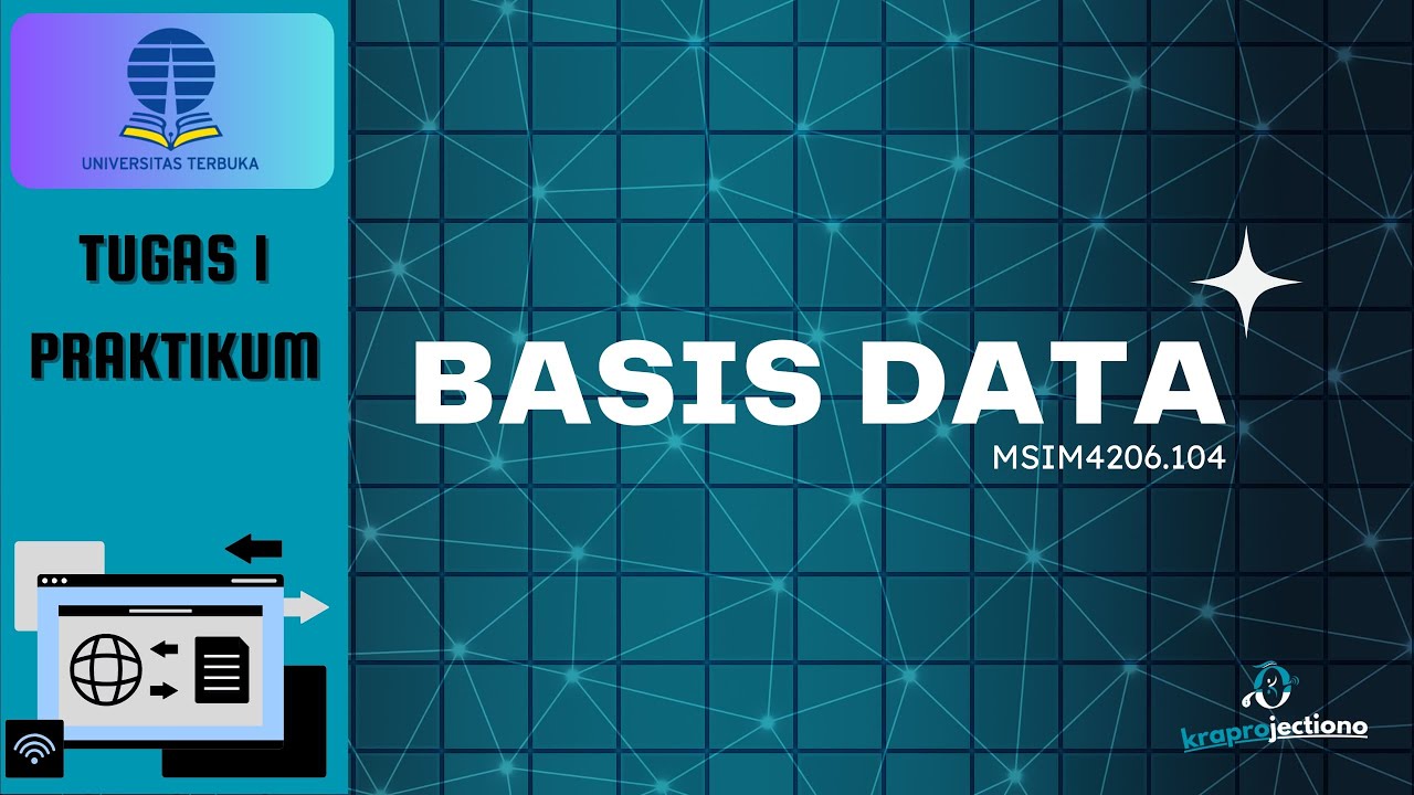 TUGAS 1 PRAKTIKUM BASIS DATA UNIVERSITAS TERBUKA - YouTube