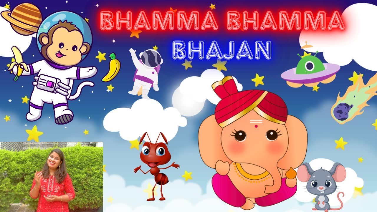 Animated GANESH Bhajan | Cartoon Bal Ganesh | Easy Kids Devotional Song ...