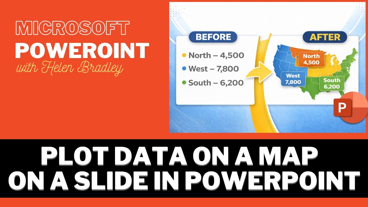 Create Maps in PowerPoint To Plot Your Data - Step by Step - YouTube