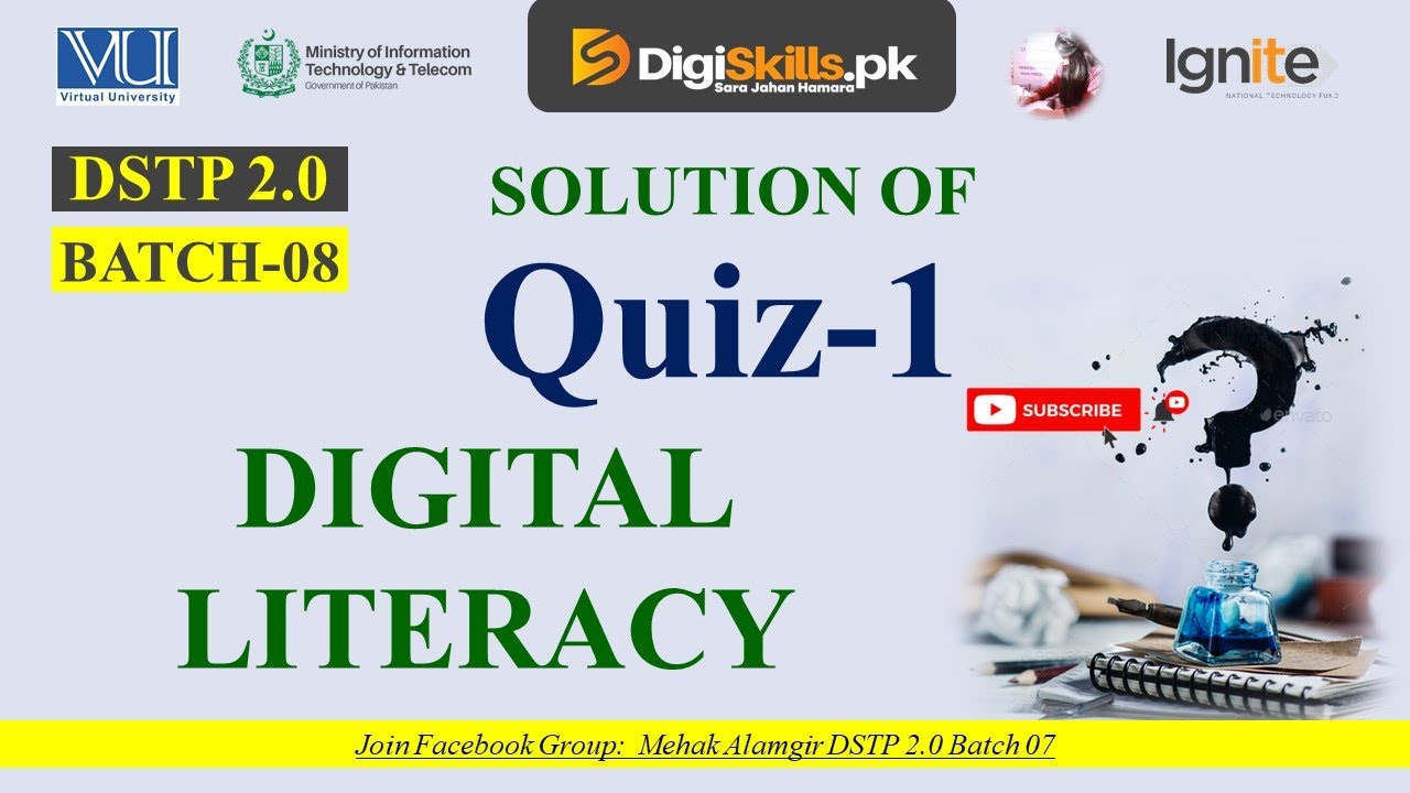 digital literacy quiz 1 batch 8 | dstp 2.0 batch 08 digital literacy ...