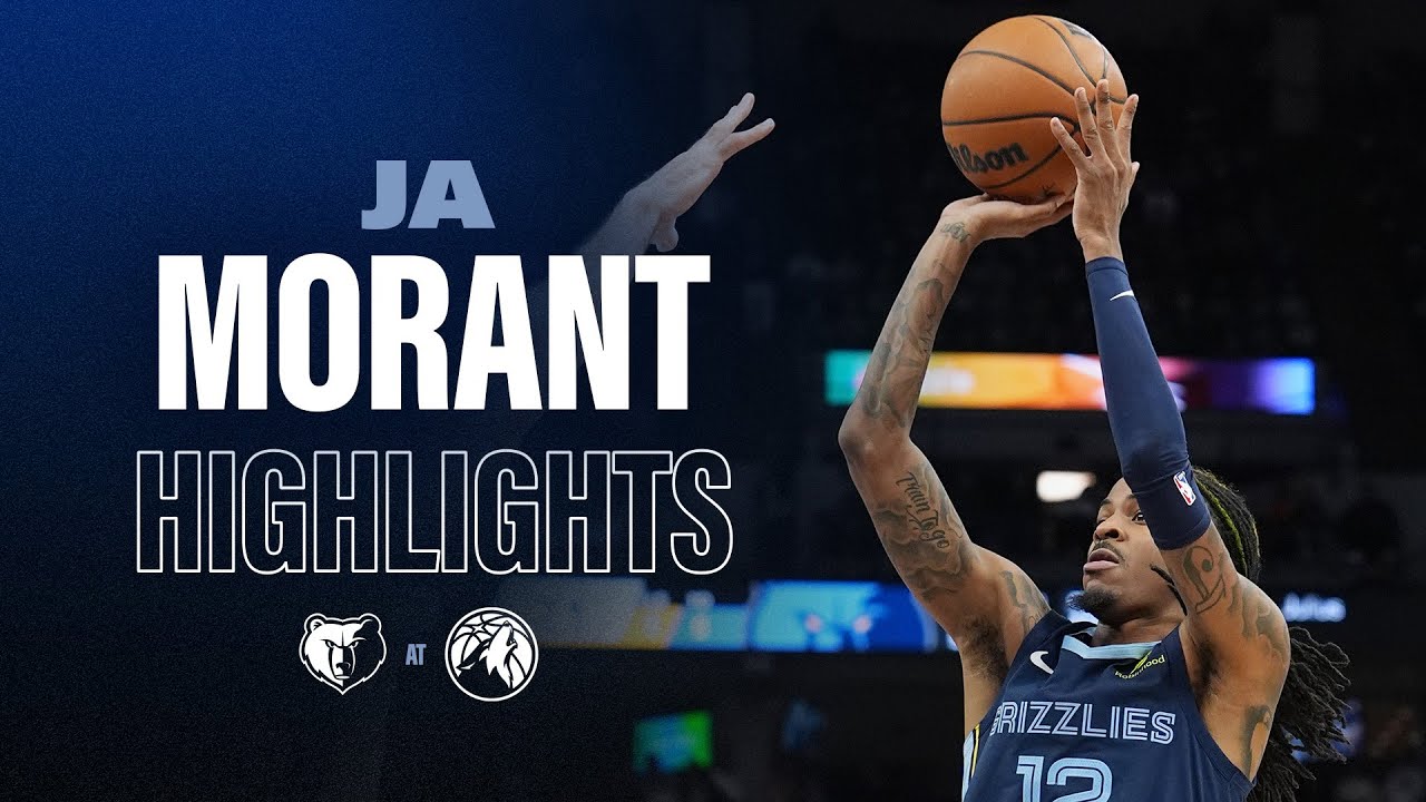 Ja Morant Highlights vs Minnesota Timberwolves - YouTube