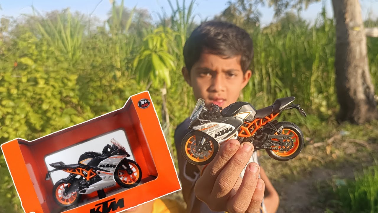 KTM 390 Super Duke R Miniature Diecast Model Unboxing - ChulBul toy tv ...