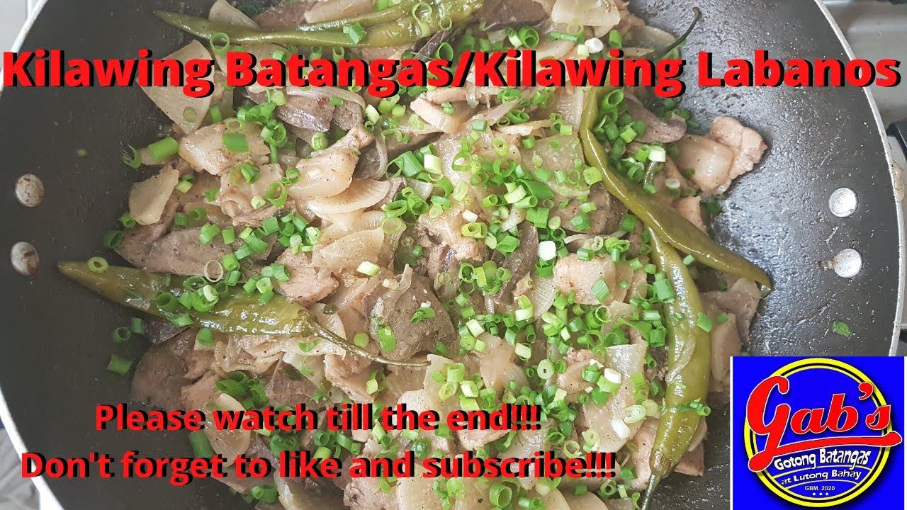 Kilawing Batangas / Kilawing Labanos / Pork Kilawin - YouTube