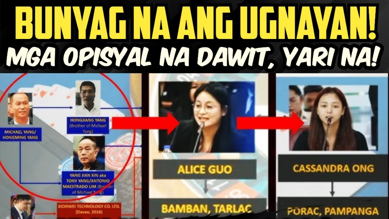LIVE: BINUNYAG NA! SABWATAN NILA MICHEAL YANG, ALICE GUO, CASSANDRA ONG ...