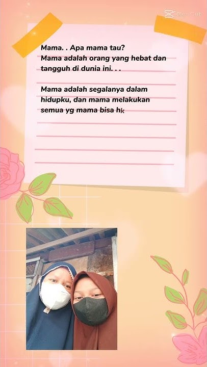 Zahara Amelia Putri kelas 7C ( Tugas agama Ungkapan hati seorang anak kepada orang tua) - YouTube