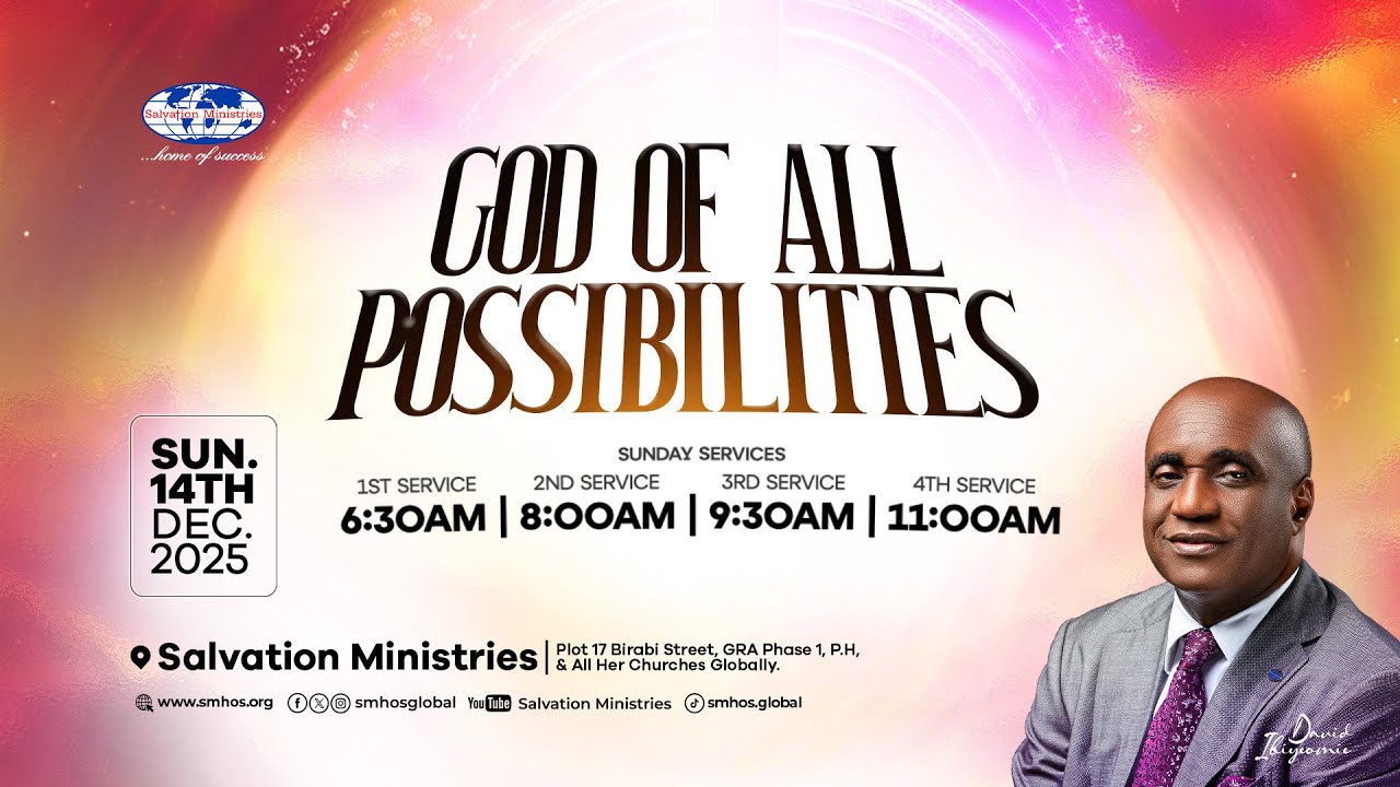 God of All Possibilities | Sunday Service | Sunday, 14th December 2025 ...