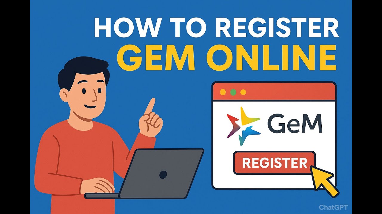 GeM Registration Process Explained | Easy Online Method - YouTube