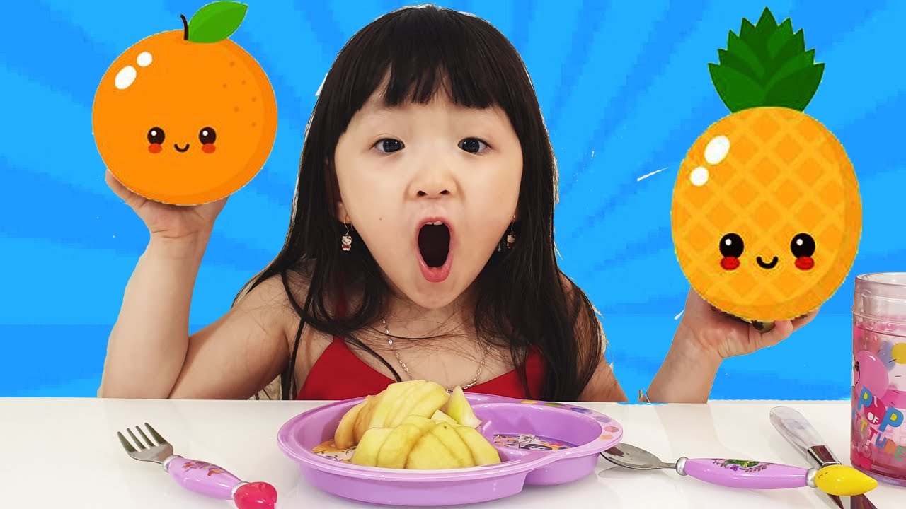 Yes Yes Fruit Song Table Song Nursery Rhymes for Kids - YouTube
