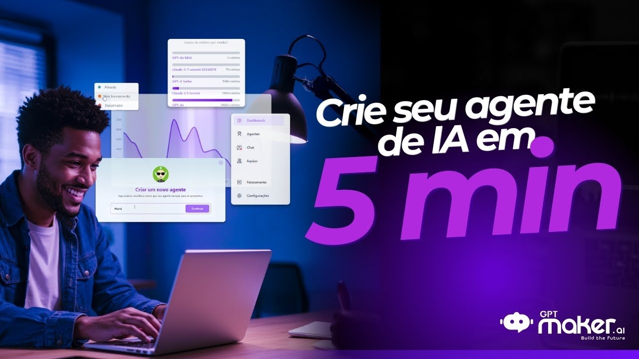 Como criar agente de IA em 5 minutos com o GPT Maker - YouTube