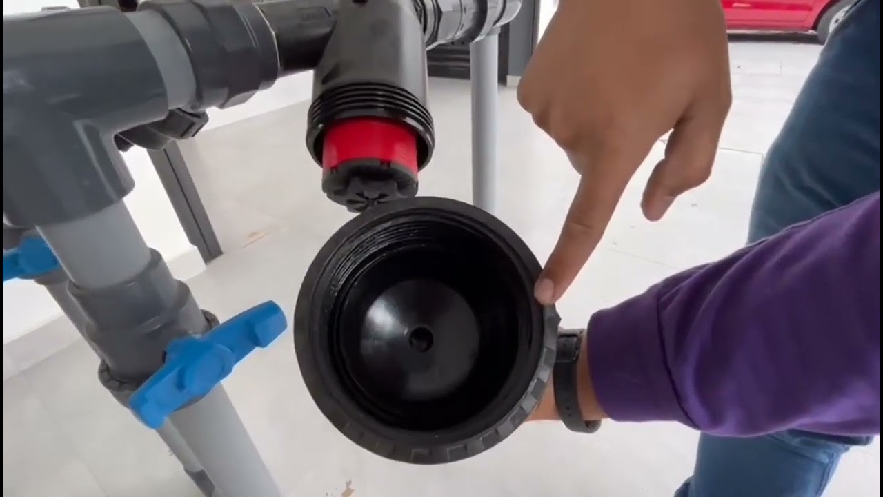 Elementos y funcionamiento de sistema de filtrado en paralelo con ...