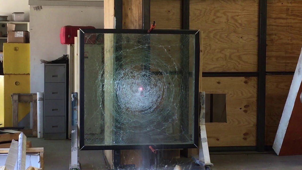 Maxim Skylights - 2X4 Impact Test - Insulated Impact Glass Center - YouTube
