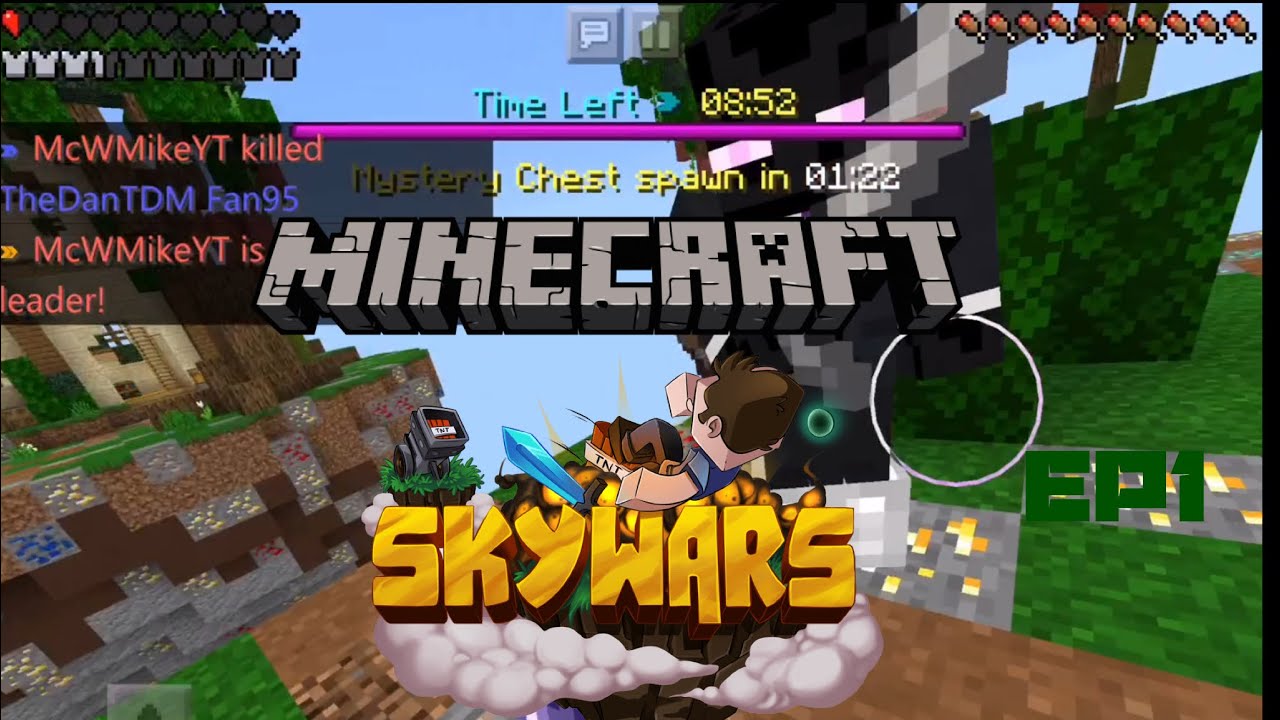 Minecraft Sky Wars Ep1 (Win Number 1) - YouTube