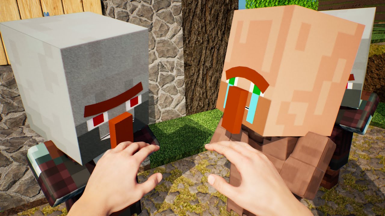 POV Minecraft Villager Life - Minecraft RTX Animation #minecraft #RTX # ...