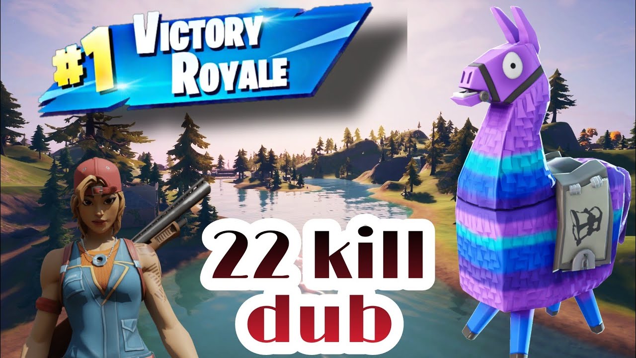 Fortnite Gameplay: 22 kill dub IG - YouTube