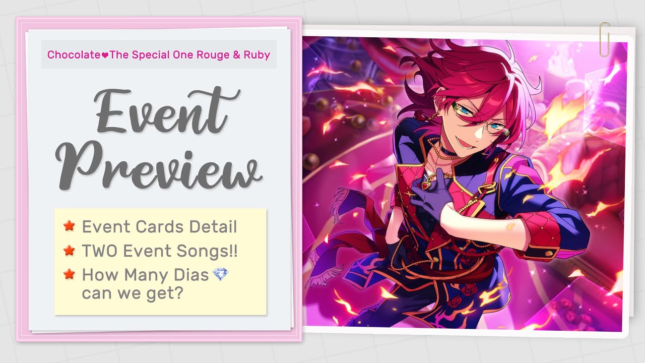 [EVENT Preview] The Special One Rouge and Ruby - Eden Unit Event - Feb ...