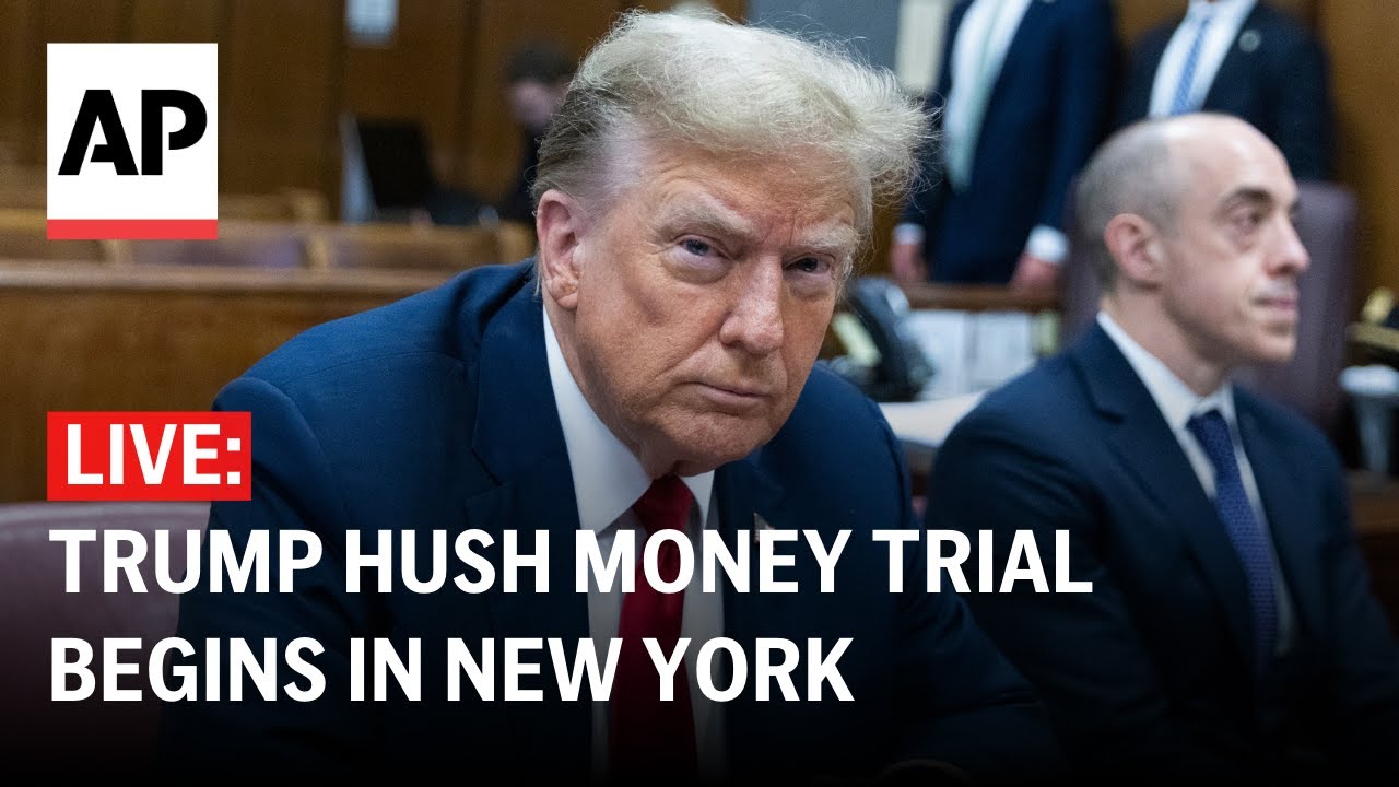 Trump Hush Money Trial Live Outside Trump Tower In New York Youtube