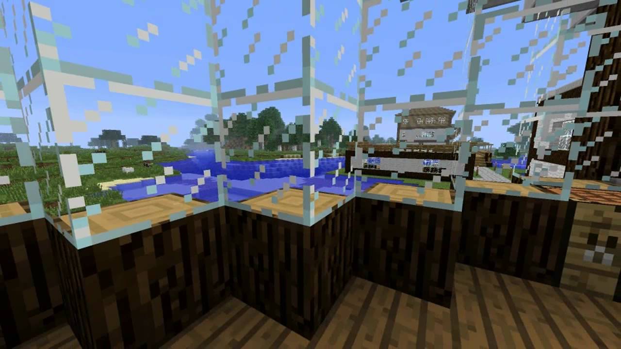 Minecraft: Lake Village Nice House With Great View! - YouTube
