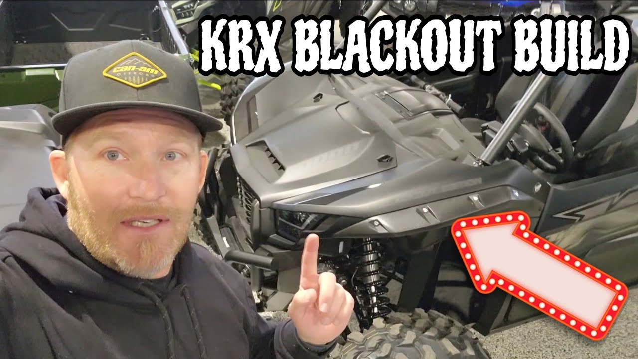 MASSIVE KRX 1000 BLACKOUT EDITION BUILD - You won't want to miss the ...