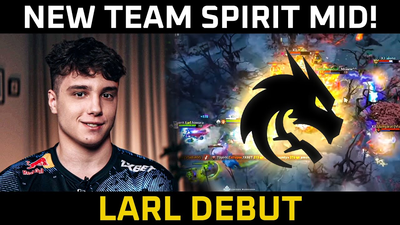 TSpirit.Larl Debut! - Team Spirit Midlaner! - YouTube