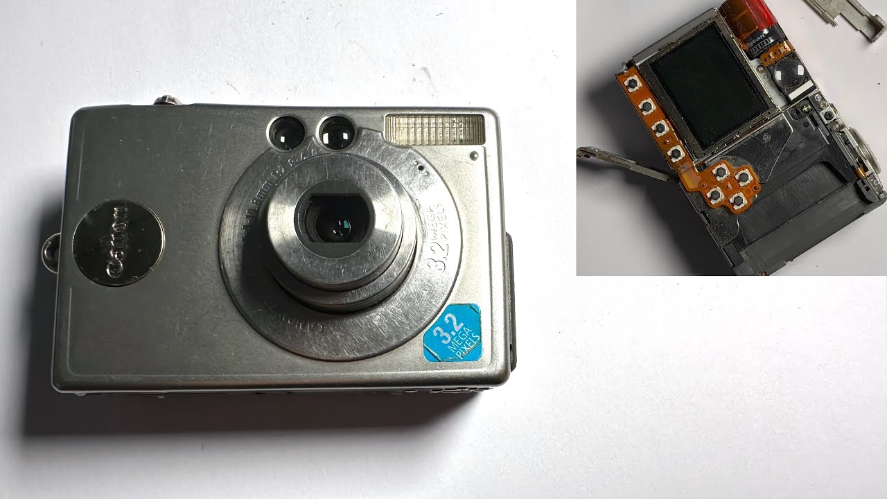 Canon PowerShot S230 PC1037 cannot be turned on repair - YouTube