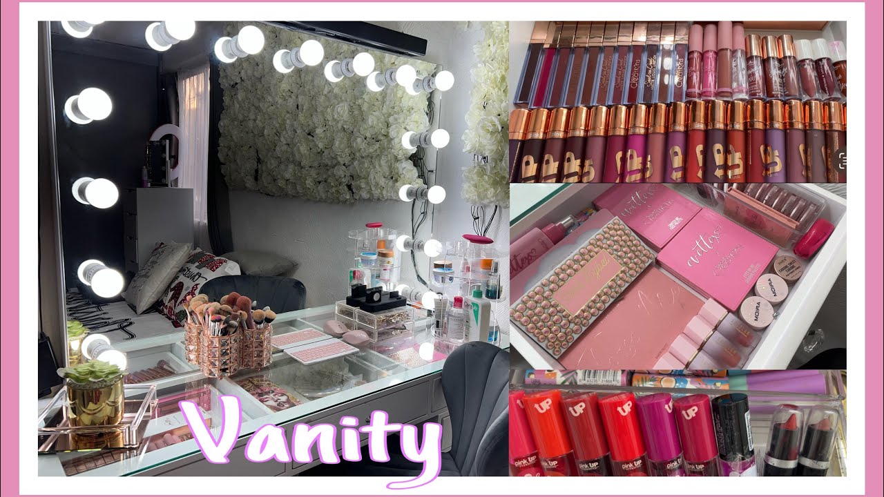 Así quedó organizado el NUEVO VANITY 💖 Colección de Maquillaje reciente ...