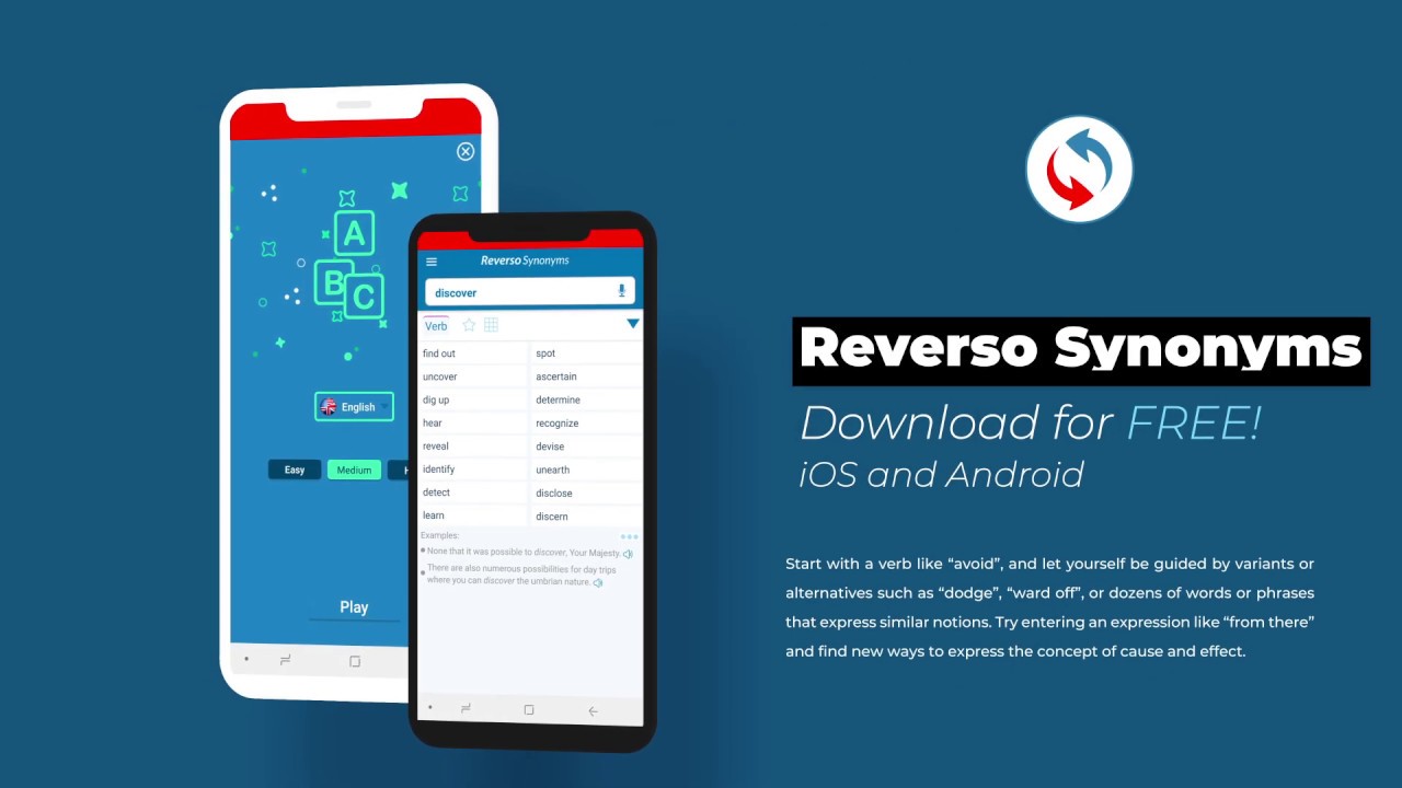 Reverso Synonyms Dictionary APP - YouTube