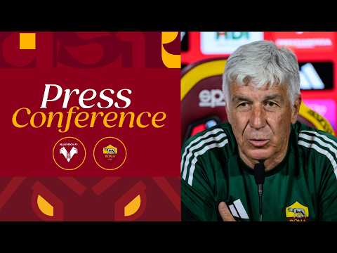 🟨 LIVE 🟥 LA CONFERENZA STAMPA DI GIAN PIERO GASPERINI ALLA VIGILIA DI VERONA-ROMA