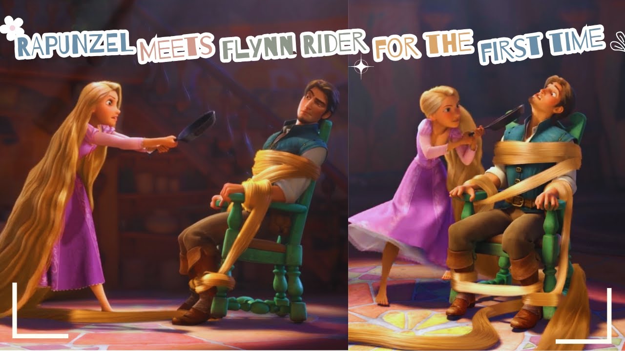 Tangled | Rapunzel Meets Flynn Rider for the First Time - YouTube