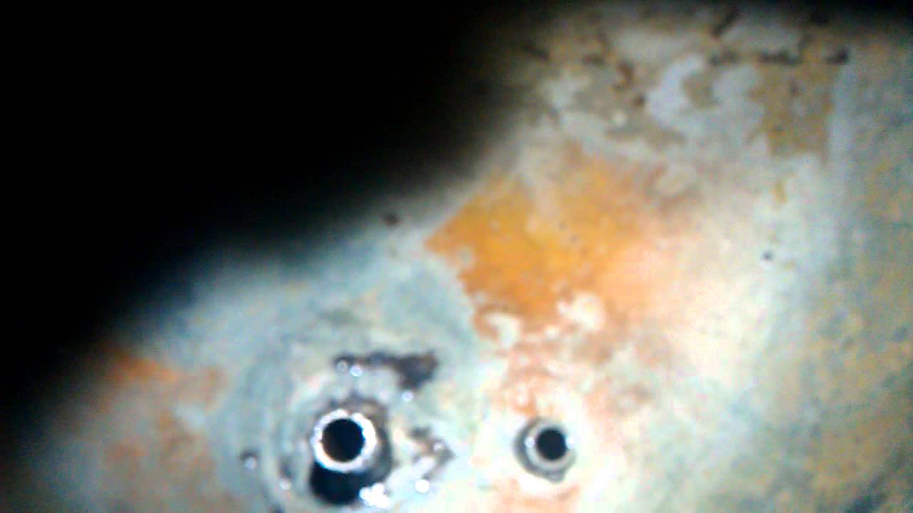 De-rusting c70 gas tank. - YouTube