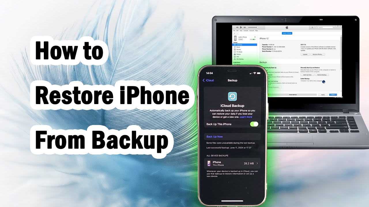 Restore iPhone from Backup in Minutes! (iCloud & iTunes Guide) - YouTube