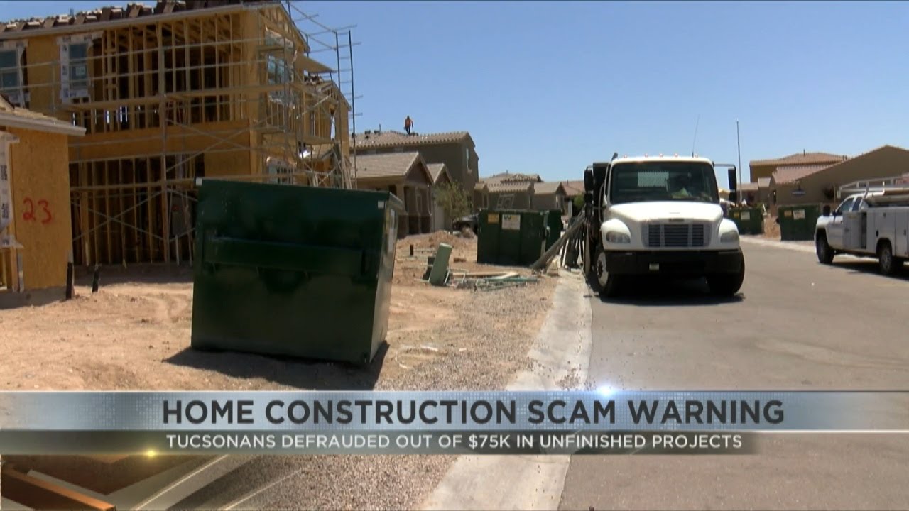 Tucsonans warned of home construction scam - YouTube