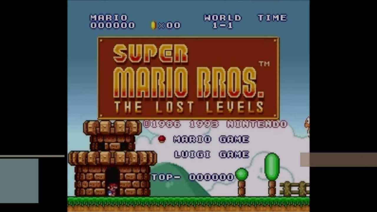 Super Mario Bros Lost Levels Walkthrough World 1 - YouTube