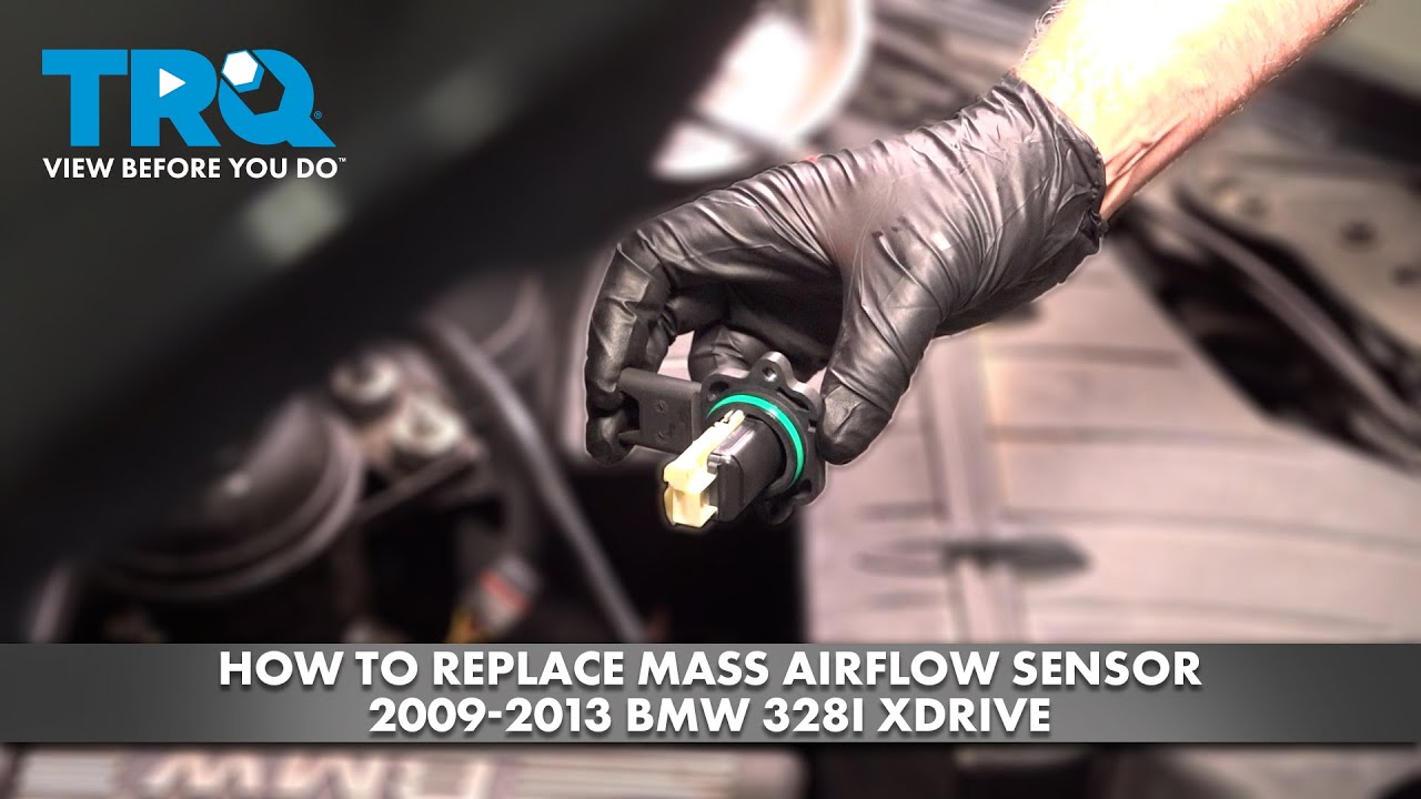 How to Replace Mass Airflow Sensor 2009-2013 BMW 328i xDrive - YouTube