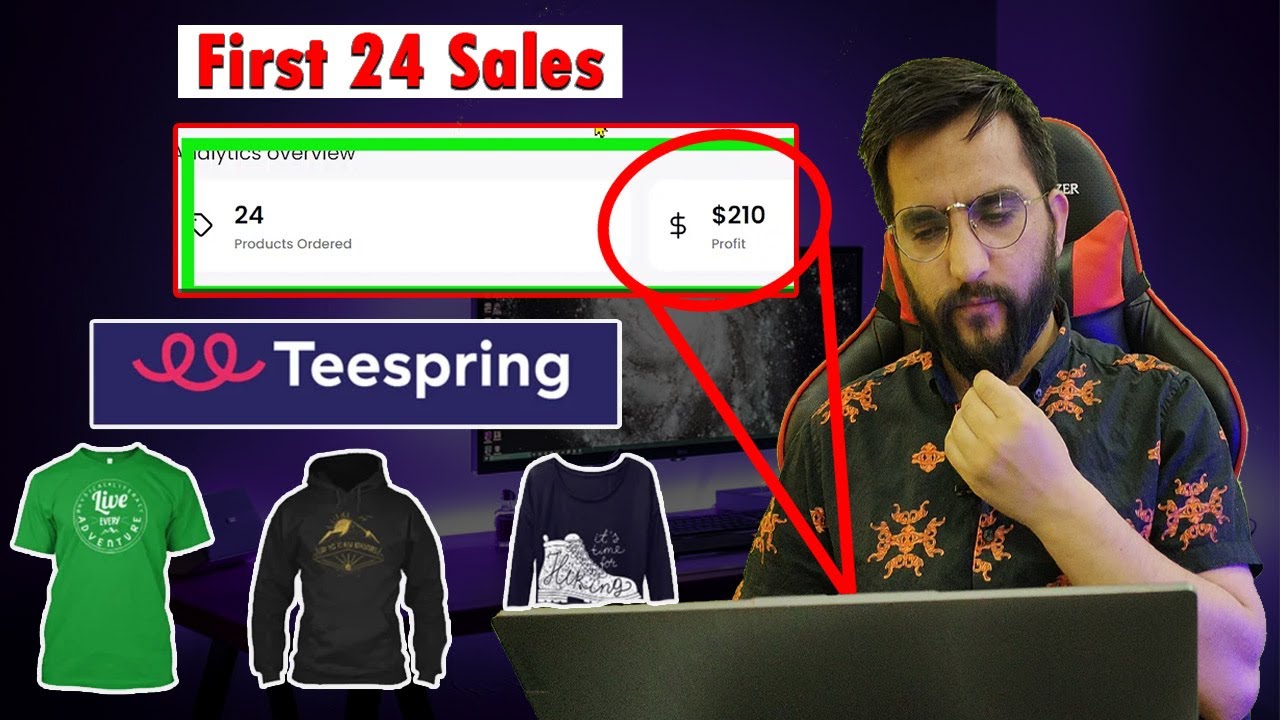 How to Make Money with Teespring, Step by Step Teespring Tutorial, Earn ...