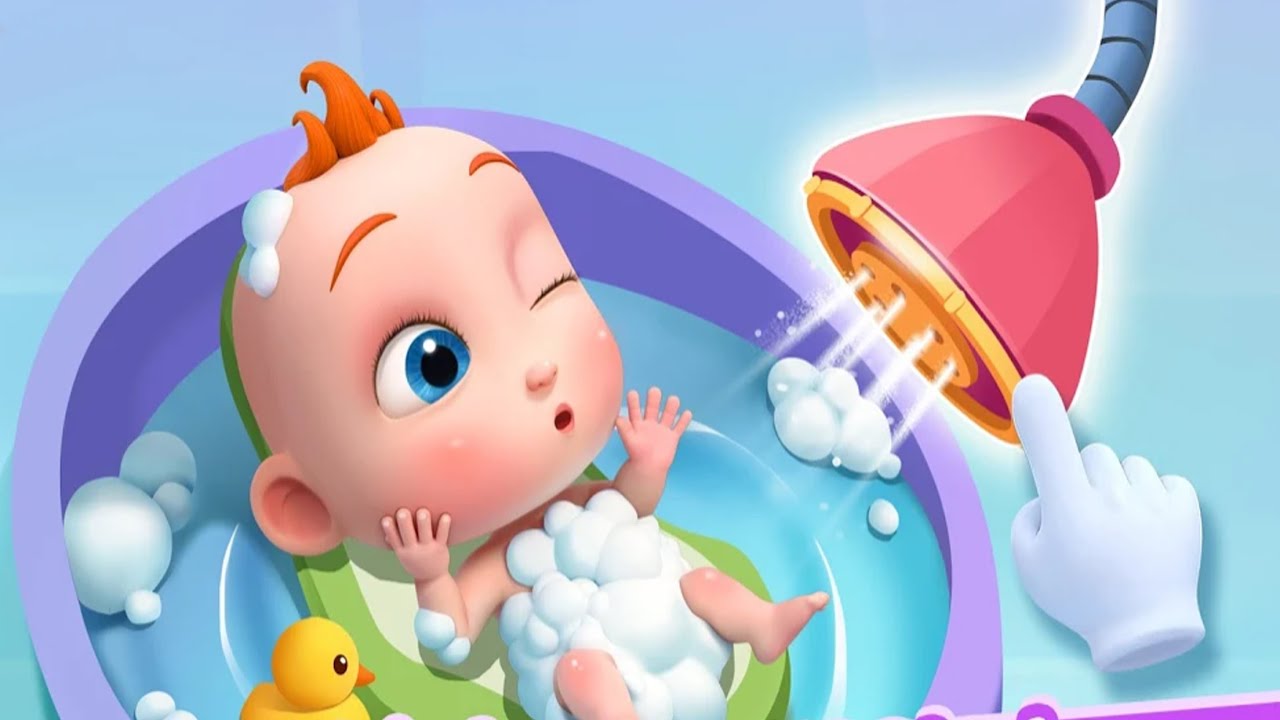 Super JoJo: Baby Care Game by Babybus - Super JoJo Bath Time Cartoon ...