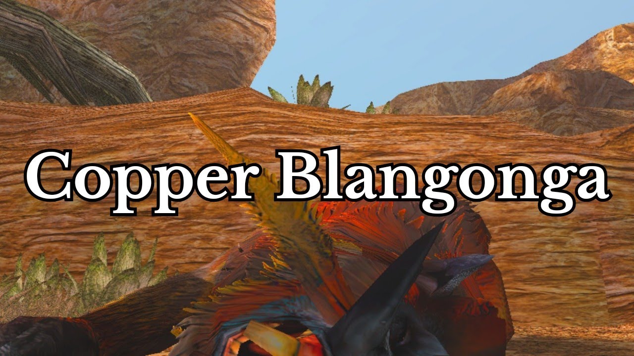 MHFU | Copper Blangonga (G★2) | Bow - YouTube