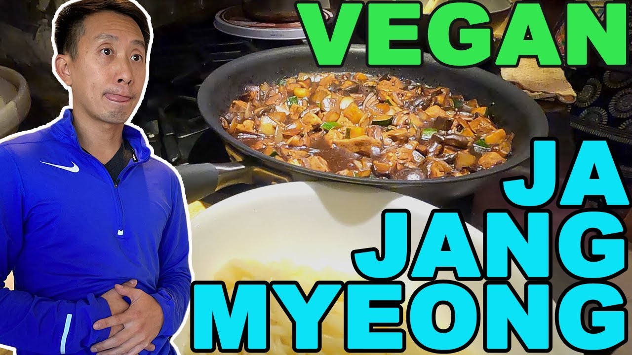 DELICIOUS! Ja Jang Myeon (Vegan) Simple Recipe - YouTube