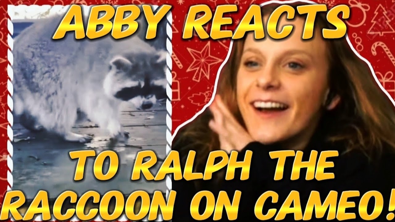 Ralph the Raccoon surprises Abby for Christmas - Reaction - YouTube