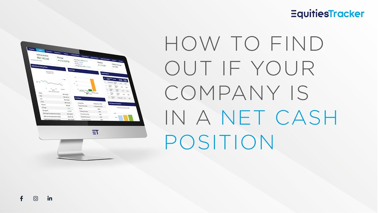 How to find out if your company is in a net cash position 💵 - YouTube