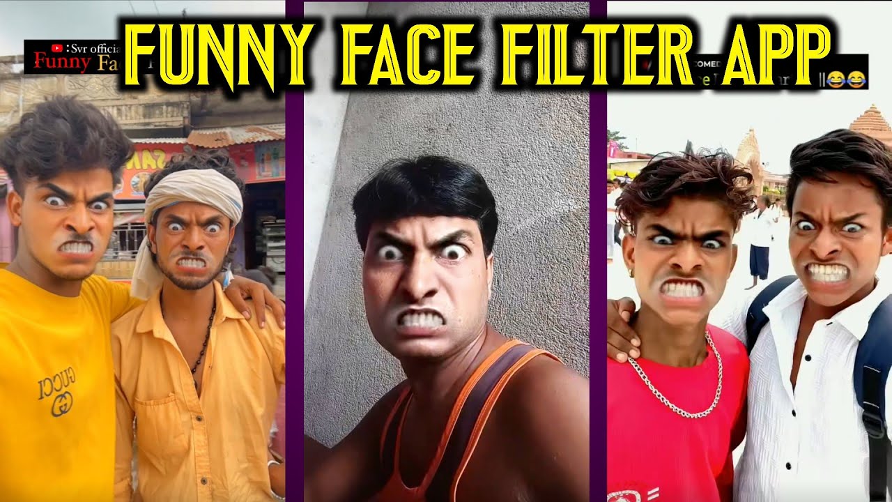 Funny Face Filter App Funny Face App Funny Filter App Snapchat Funny Face Video - YouTube