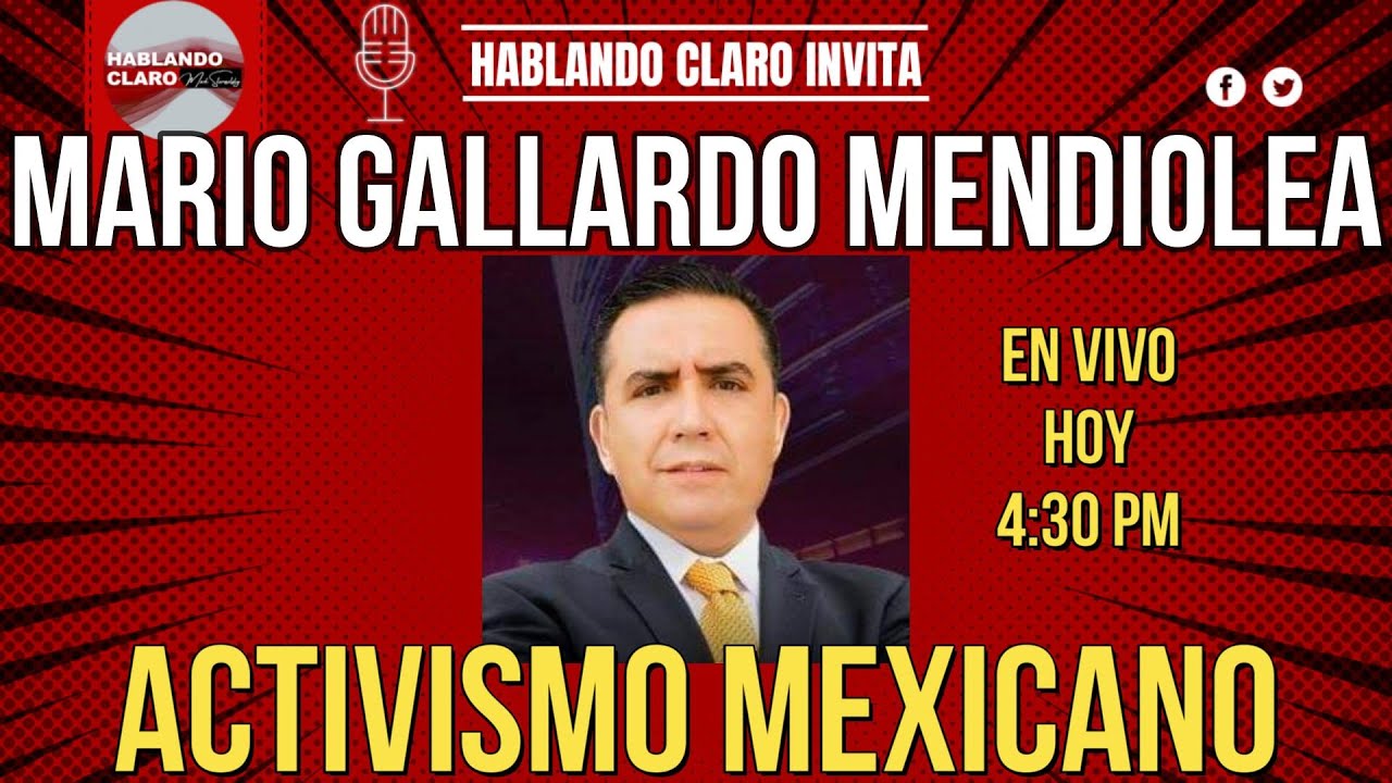 MARIO GALLARDO MENDIOLEA EN VIVO - YouTube