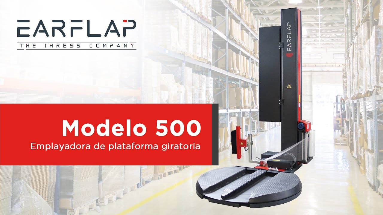 Emplayadora plataforma automatica modelo 500 - EARFLAP - YouTube