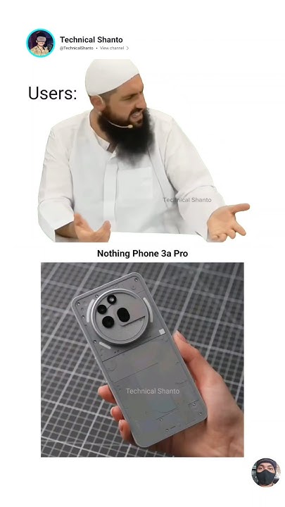 Nothing Phone 3a Pro 🙃 #memes #vivo #iphone - YouTube