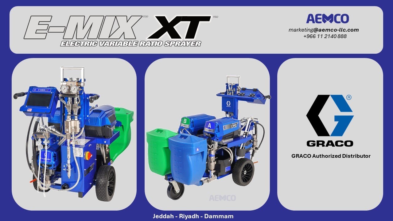 GRACO emix XT - 2K Plural Component Sprayer AEMCO #aemco # ...