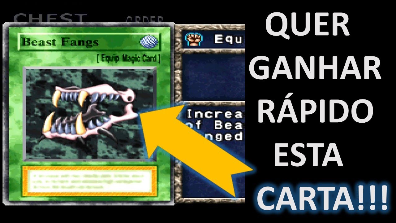 yu-gi-oh forbidden memories! como ganhar bem rápido 3 Beast Fangs do ...