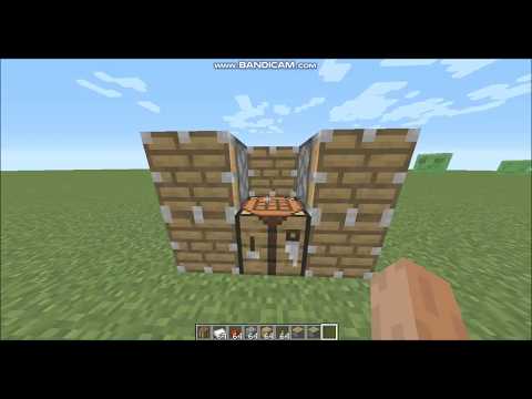 minecraft piston ve yapışkan piston yapımı