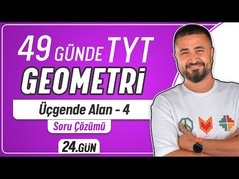 Üçgende Alan 4 | 24.GÜN Soru Çözümü | 49 Günde TYT Geometri Kampı