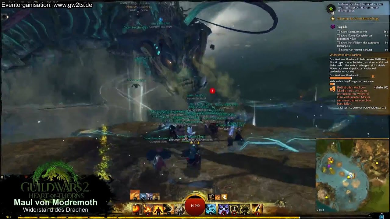 gw2community.de - Heart of Thorns - HoT-Boss-Run - Maul von Mordremoth ...