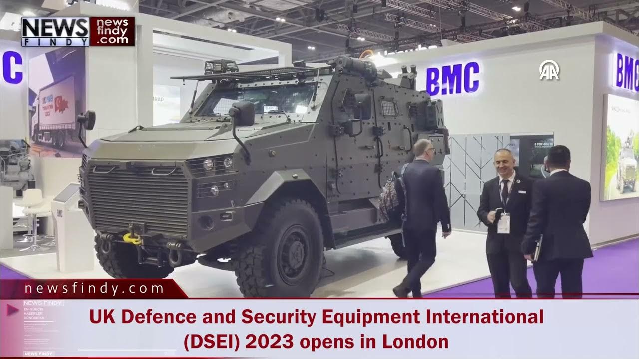 UK Defence and Security Equipment International DSEI 2023 opens in London - YouTube